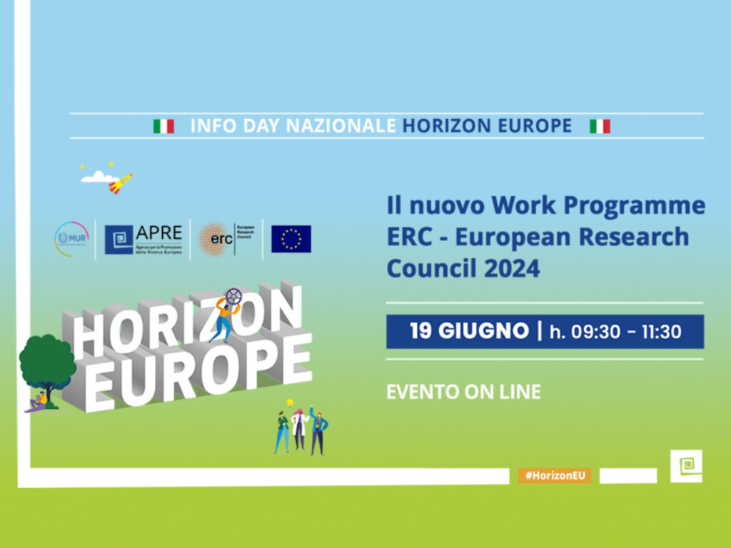 19 giugno 2023 - Info day HORIZON EU - ERC Work Programme 2024 ...